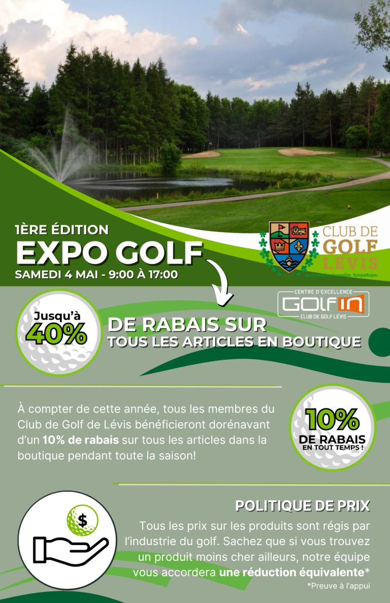 Ouverture - Club de golf Lévis